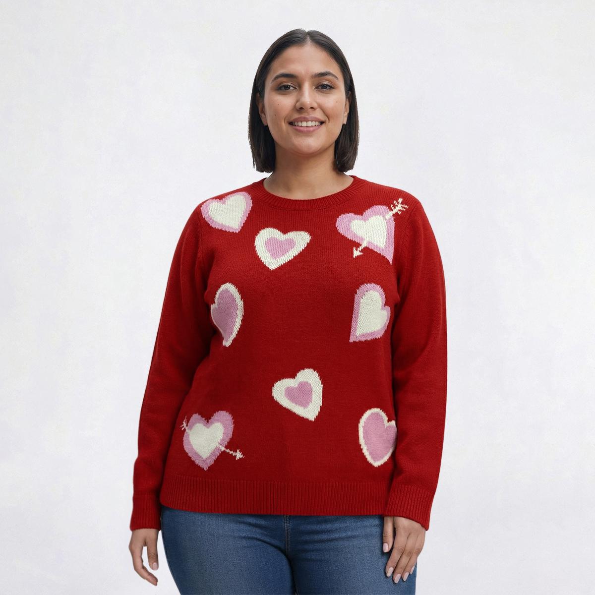 Click here for Plus Size Hasting & Smith Long Sleeve Floating Hea... prices